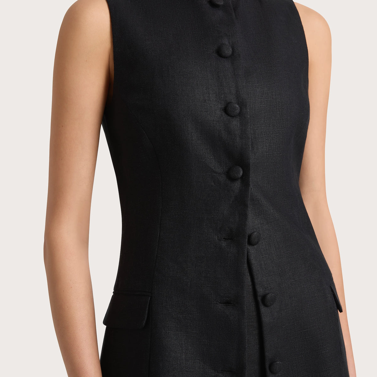 Jane Vest Black - Final Sale – Faithfull the Brand AU