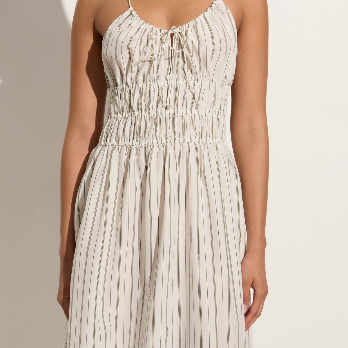 Carinna Midi Dress Trieste Stripe - Faithfull the Brand AU