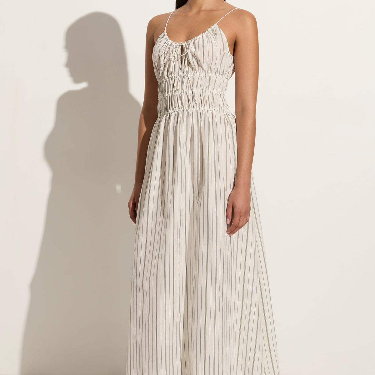 Carinna Midi Dress Trieste Stripe - Faithfull the Brand AU