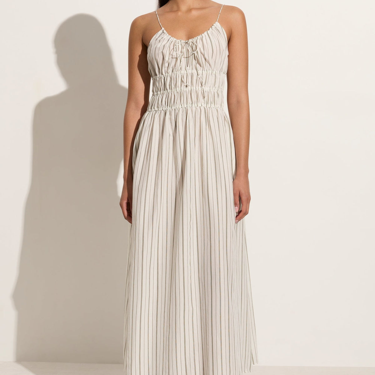 Carinna Midi Dress Trieste Stripe - Faithfull the Brand AU